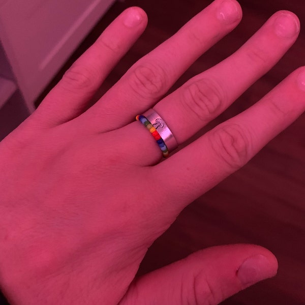 Rainbow Ring - Etsy