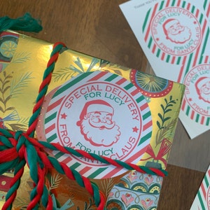 Instant Download Christmas Gift Label PDF Personalized - Etsy