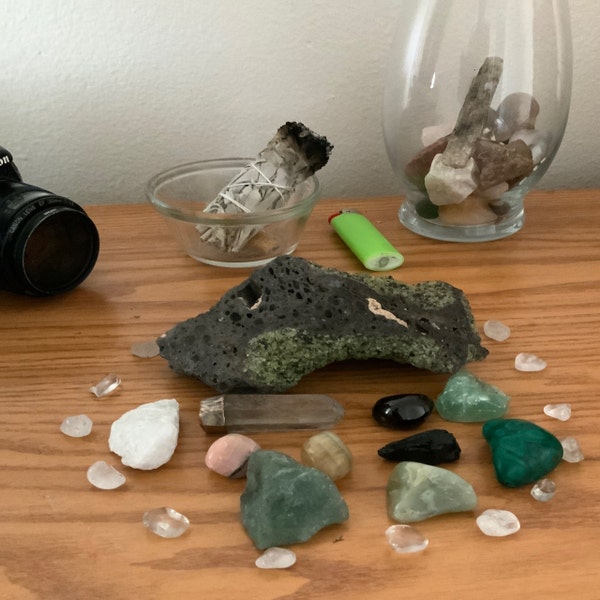 Crystal Garland, Stone Garland, Vanadinite Crystals, Hanging Crystals ...