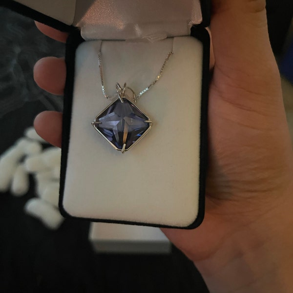 Tanzine Tanzan Aura Quartz Magician Stone Pendant .925 SS Healing ...