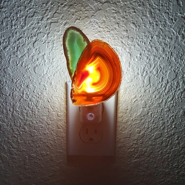 Hand Crafted Happy Little Lamp With New Filament Lightbulb Colorful ...