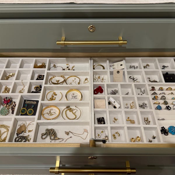 Fits IKEA PAX Jewelry Tray | Space Saving Custom Drawer Insert ...