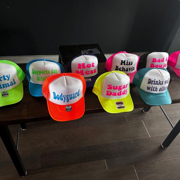 Party Hats, Bachelor Party Hat, Crew Hat, Team Crew, Totally ...
