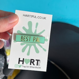 Personalised Design Your Rectangle Enamel Pin Customised Pin - Etsy UK