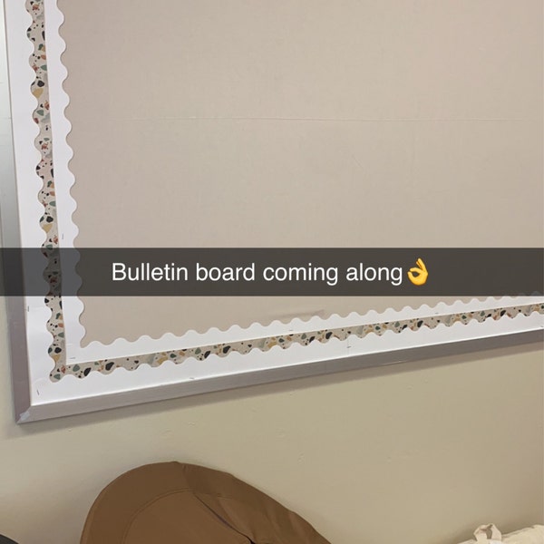 Modern Terrazzo Bulletin Board Border | Printable PDF | Modern and ...