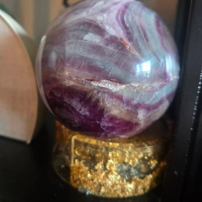 Purple Fluorite Root Veins Display Thick Slab Chunk 950 Grams 2lbs 2oz ...