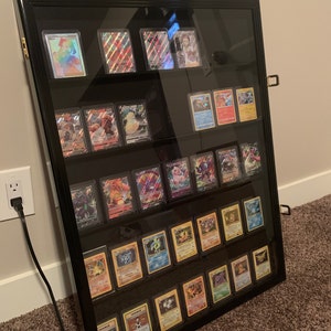 35 Graded Sport Cards / Collectible Trading Card Display Case Wall ...