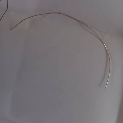 18K Solid Yellow Gold Wire Half-hard Thickness 28, 24, 22, 20, 18, 16 ...