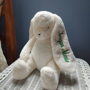 Monogrammed Bunnypersonalized Bunny Rabbit,personalized Baby ...