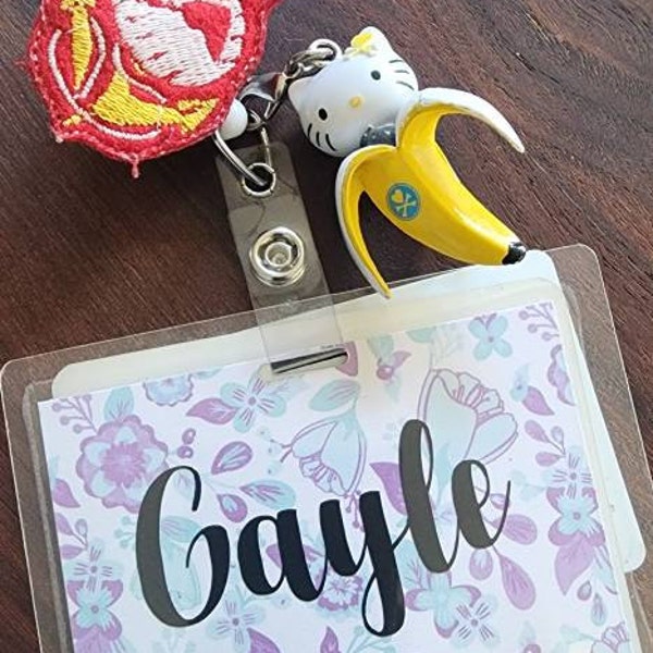 Badge Backer Name Tag for Badge Reel - Etsy