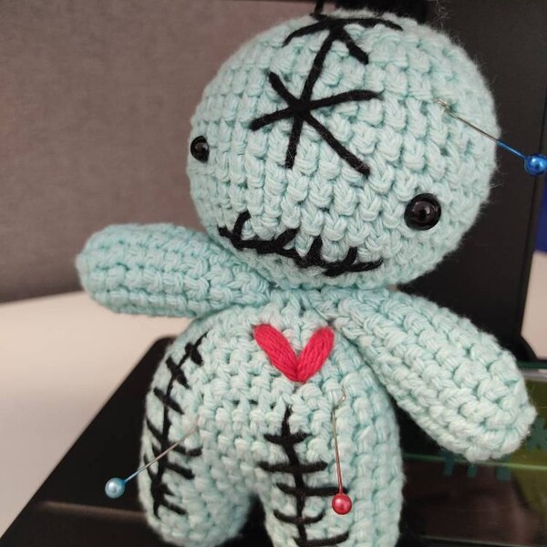 Adorable Crochet Voodoo Doll, Handmade, Mother’s Day, Valentine’s ...