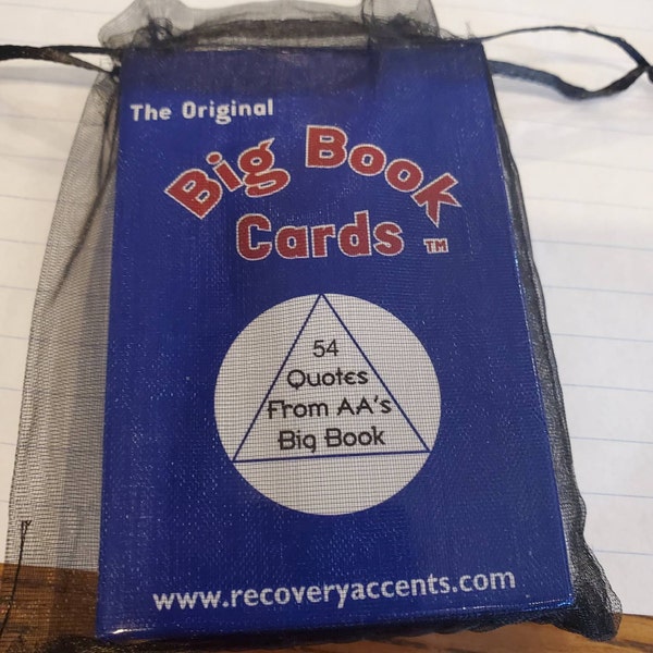 Big Book Cards! Super Fun AA Quotes From the Big Book - Alcoholics ...