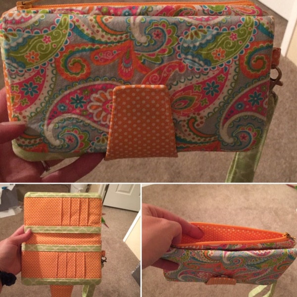 Swoon Patterns: Pearl Wallet Clutch - PDF Vintage Wallet Bifold ...