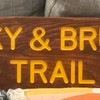 Custom Carved Cedar Arrow Directional Outdoor Sign Medium - Etsy