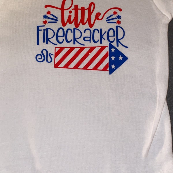 Little Firecracker Svg Dxf Eps Png Files for Cutting Machines Cameo ...