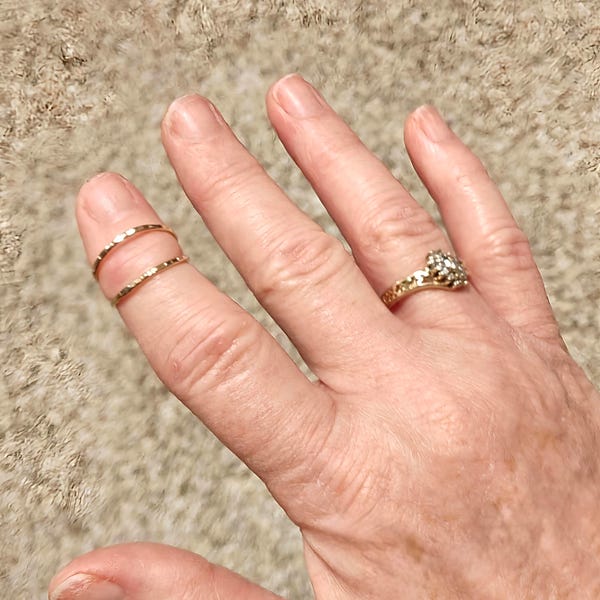 Set of 4 Knuckle Rings, Knuckle Rings, Knuckle Ring Set, Stacking Rings ...