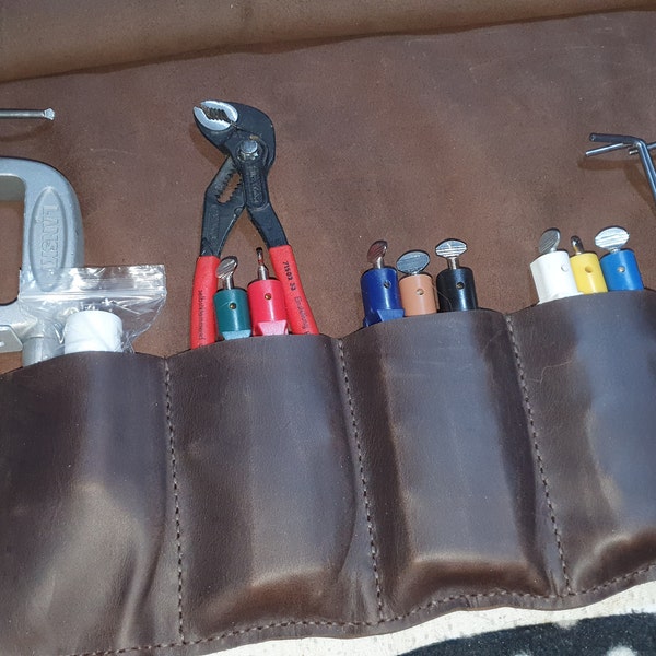 Leather Roll, Artist Roll, Leather Pencil Roll, Leather Pencil Case ...