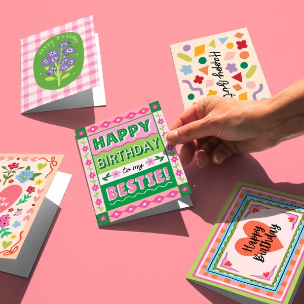 1x1 Two Square Cards Video Mockup, Motion Card Mockup, Square Card ...