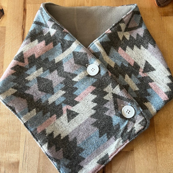 Wool Fabric by Meter / Southwestern / Printed Wool/ Soft Finish/ Native ...