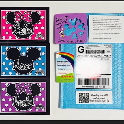 Disney Luggage Tag Great Fish Extender Gift Mickey Mouse Tags Back to ...