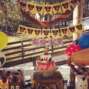 Mickey Cowboy Party Cowboy Mickey Party Mickey Mouse Cowboy Birthday ...