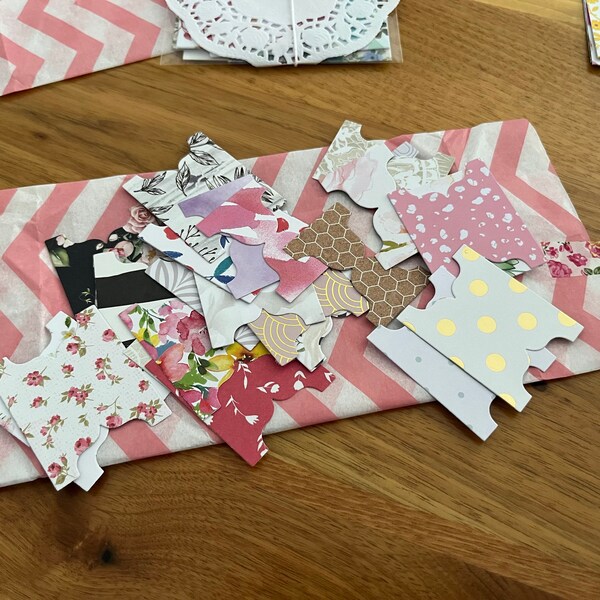 DIY KIT - Ticket Strip Embellishment Pk of 3/ephemera/papercraft ...