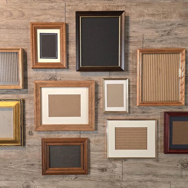 Gallery Wall Frames | Assorted Frame Bundle | Vintage Picture Frames ...