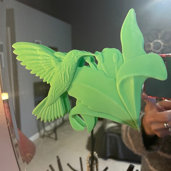 Digital File Hummingbird Bas-relief Cnc STL 3d Model - Etsy