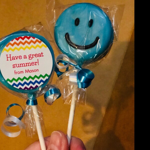 Smiley Face Oreo Cookie Pops / Happy Face Cookies / Birthday Party ...
