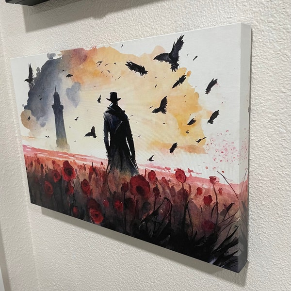 The Dark Tower, Landscape Watercolor Painting, Stephen King, Fantasy ...