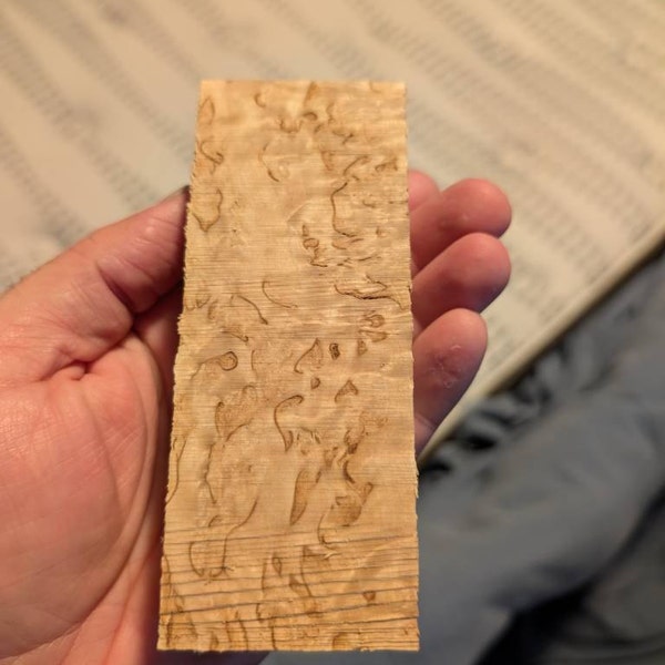 Rare to Find a Size Karelian Birch Block for Making a Knife Handle for ...