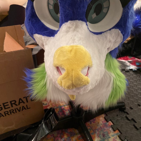 Fursuit Nose Pattern and Tutorial Pickable Plush Dog Snout W/ Nostrils ...