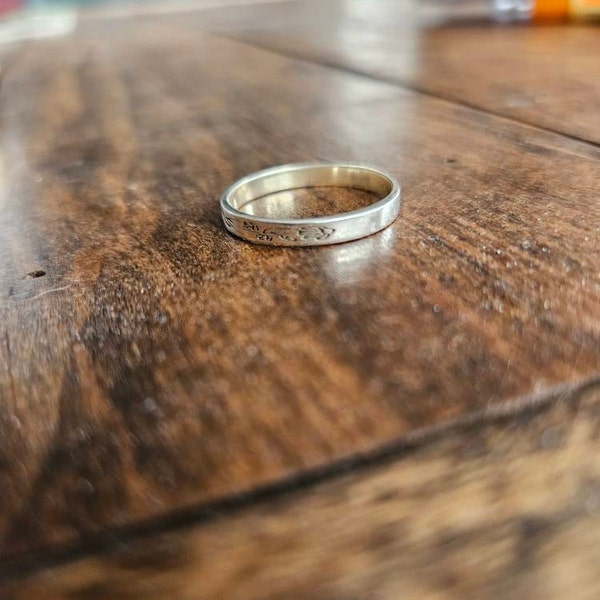 Custom Flower Ring, Gift for Women, Floral Ring, Sterling Silver Ring ...