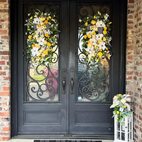 Boho Lasso Rope Wreath, Lariat Rope Bohemian Style Home Accent, Western ...