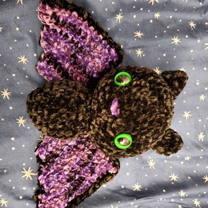 PATTERN: Plush Binx the Bat Pattern Amigurumi Chunky Bat Pattern Super ...