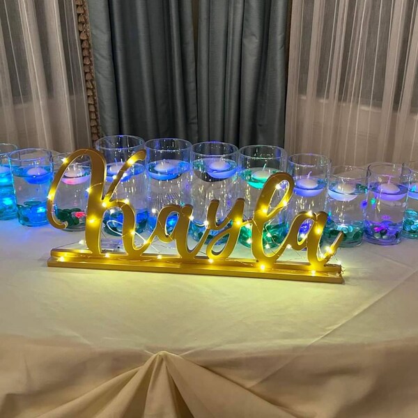 Wooden Alphabet Letters Set, PAINTED Wooden Letters, Wall Hanging ...