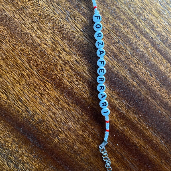 Sebastian Vettel Formula 1 Beaded Fan Bracelet - Etsy