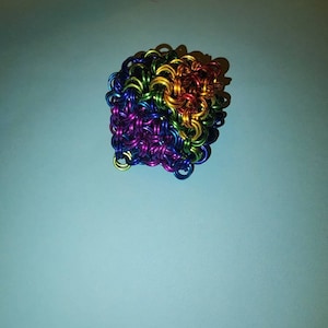 Moorish Rose Chainmail Chunky Heavy Chainmail Bracelet - Etsy