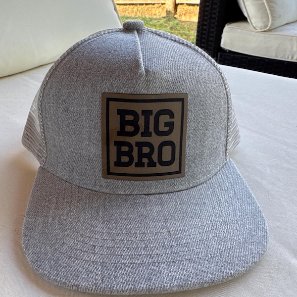 Big Brother Gift, Big Bro Hat, Baby Announcement, Toddler Custom Hats ...