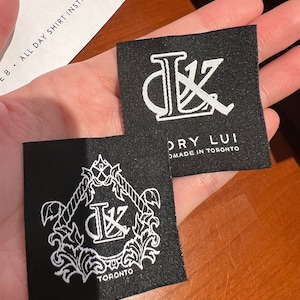 300 Custom Sleeve Hem Tags Custom Hem Tags Hem Tags on - Etsy