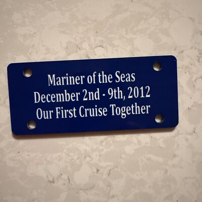 Anniversary Cruise Ship Sign, 2023 Cruise Personalized Door Sign ...