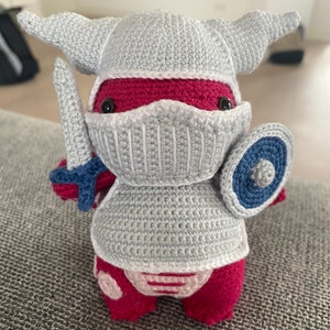 Dragon Knight PDF Crochet Amigurumi Pattern Fantasy Plushie With ...