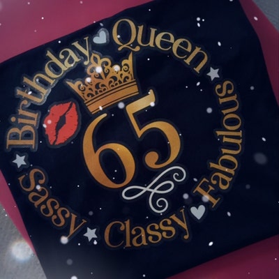 65 and Fabulous Svg, Fabulous at 65 Svg, 65 and Fab Svg,65th Birthday ...