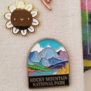 Yosemite National Park Retro Hippie Soft Enamel Pin / National Park ...
