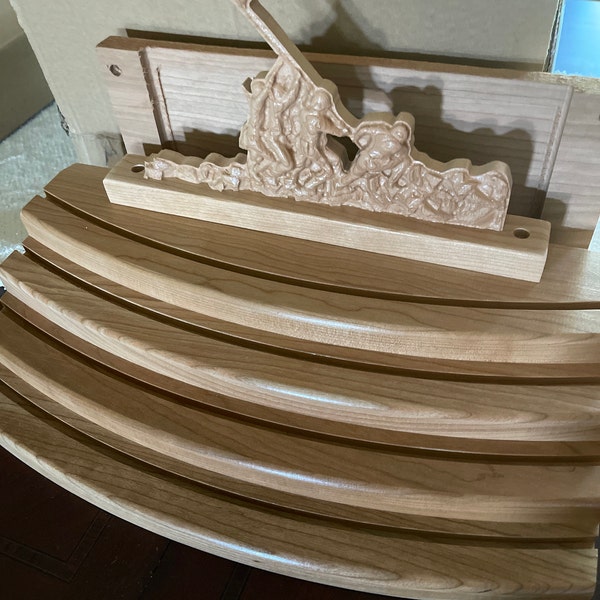 Military Rank Display - Name Display - Military Wood Rank Display ...