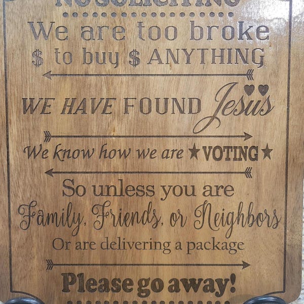 No Soliciting Sign SVG, Funny Door Sign SVG, Farmhouse No Soliciting ...