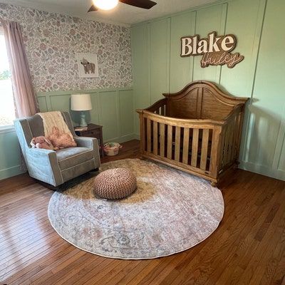 Personalized 3D Nursery Baby Name Sign Custom Wood Name Plaque ...