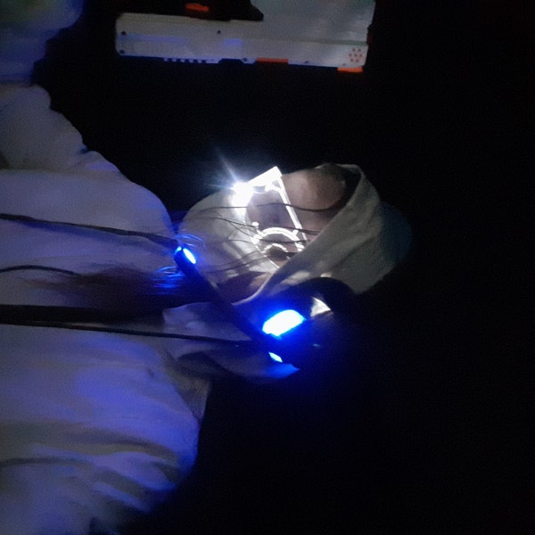 The Original Illuminated Cyberpunk Cyber Goth Visor Tron V3 Visor ...