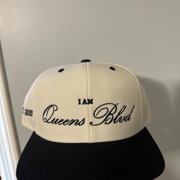 Custom Two Tone Hat Embroidered Custom Snapback Varsity Font Hat Custom ...