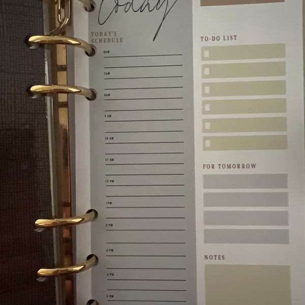 Personalized Boss Babe Agenda Dashboard Insert or Cover Set for Your ...